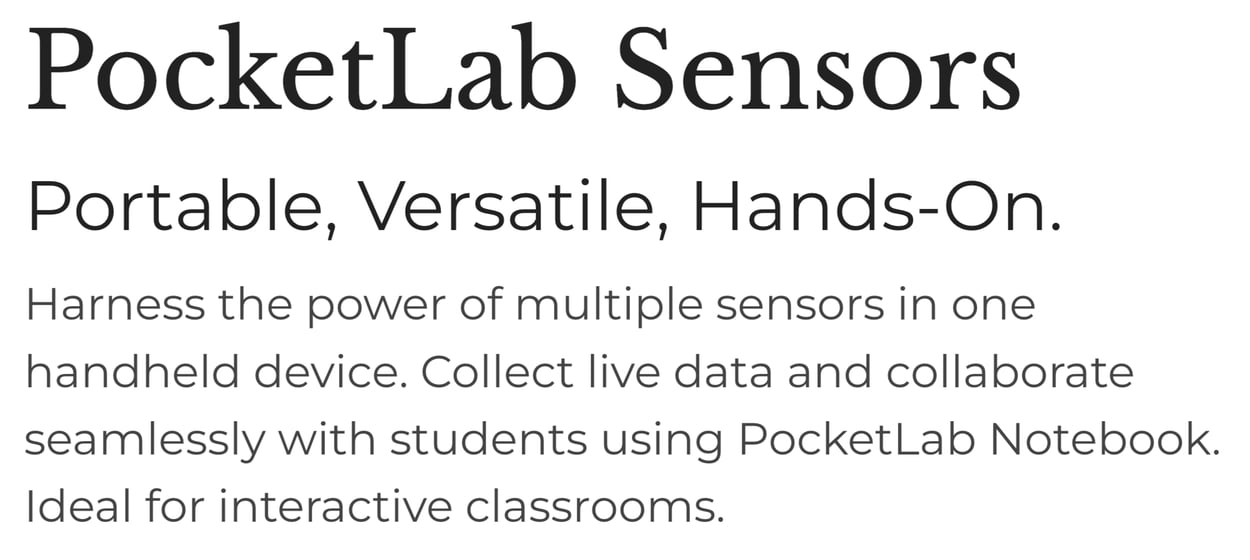 PocketLab: Science Made Simple